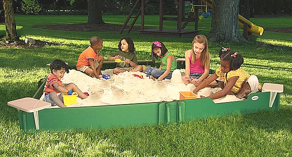 Sandbox 10 by 10 - Playground Equipment USA Sandbox 10 by 10 - Playground Equipment USA